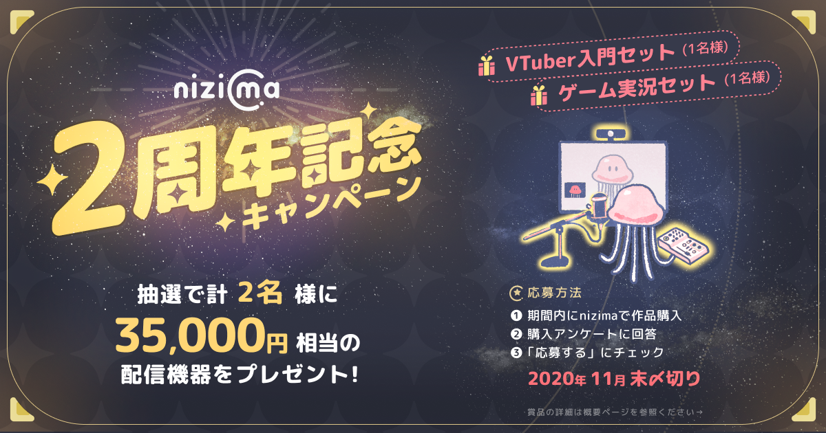 Join nizima's 2nd Anniversary Campaign and win delivery equipment ...